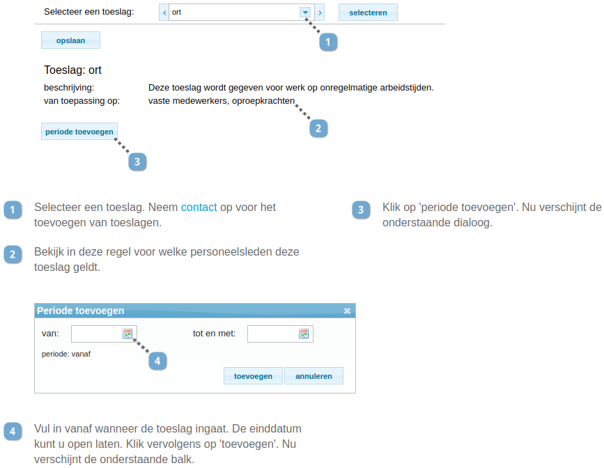 Toeslagen in TactiPlan – TactiPlan Helpdesk